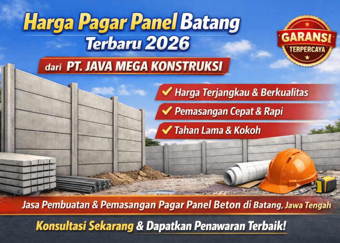 Harga Pagar Panel Batang Terbaru 2026 Murah | Info Ukuran & Jasa Pasang ...