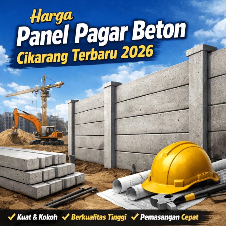 Harga Panel Pagar Beton Cikarang Terbaru 2026 - Pagar Beton Precast Per ...