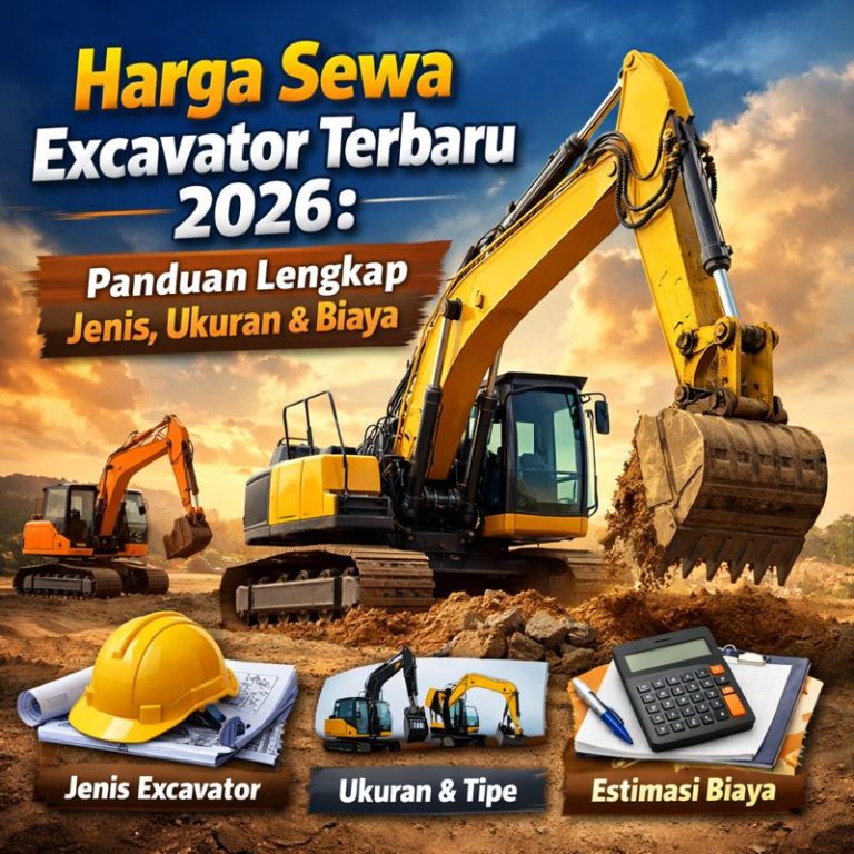 Harga Sewa Excavator Terbaru 2026: Panduan Lengkap Jenis, Ukuran ...