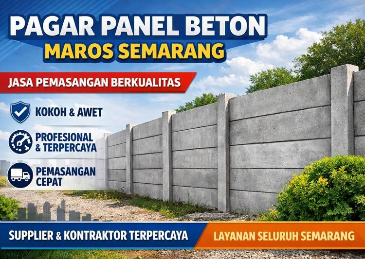 Harga Pagar Panel Beton Maros Makassar 2026 | Jual Pagar Beton Precast ...