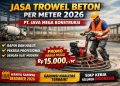 Harga Jasa Sewa Trowel Beton Murah Profesional untuk Finishing Lantai ...