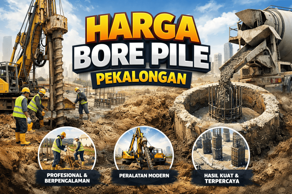 Harga Bore Pile Pekalongan 2026 – Jasa Pondasi Strauss Pile Per Meter ...