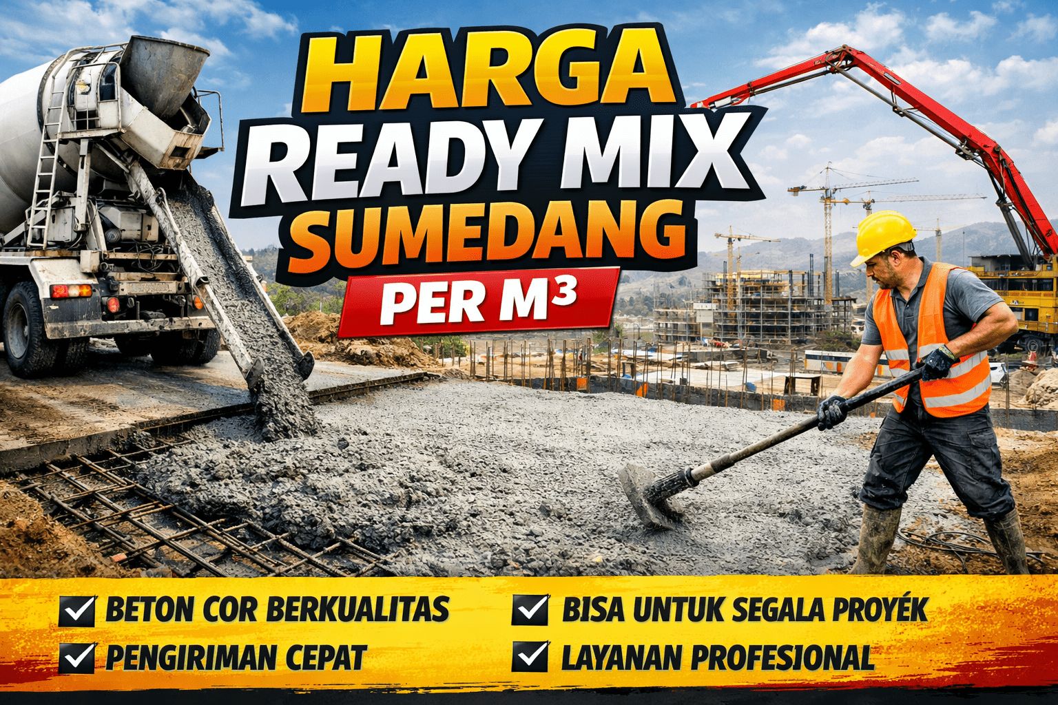 Harga Ready Mix Sumedang Per M3 | Daftar Lengkap Beton Cor Per Kubik ...